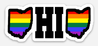 Ohio PRIDE Sticker | Mistakes on the Lake